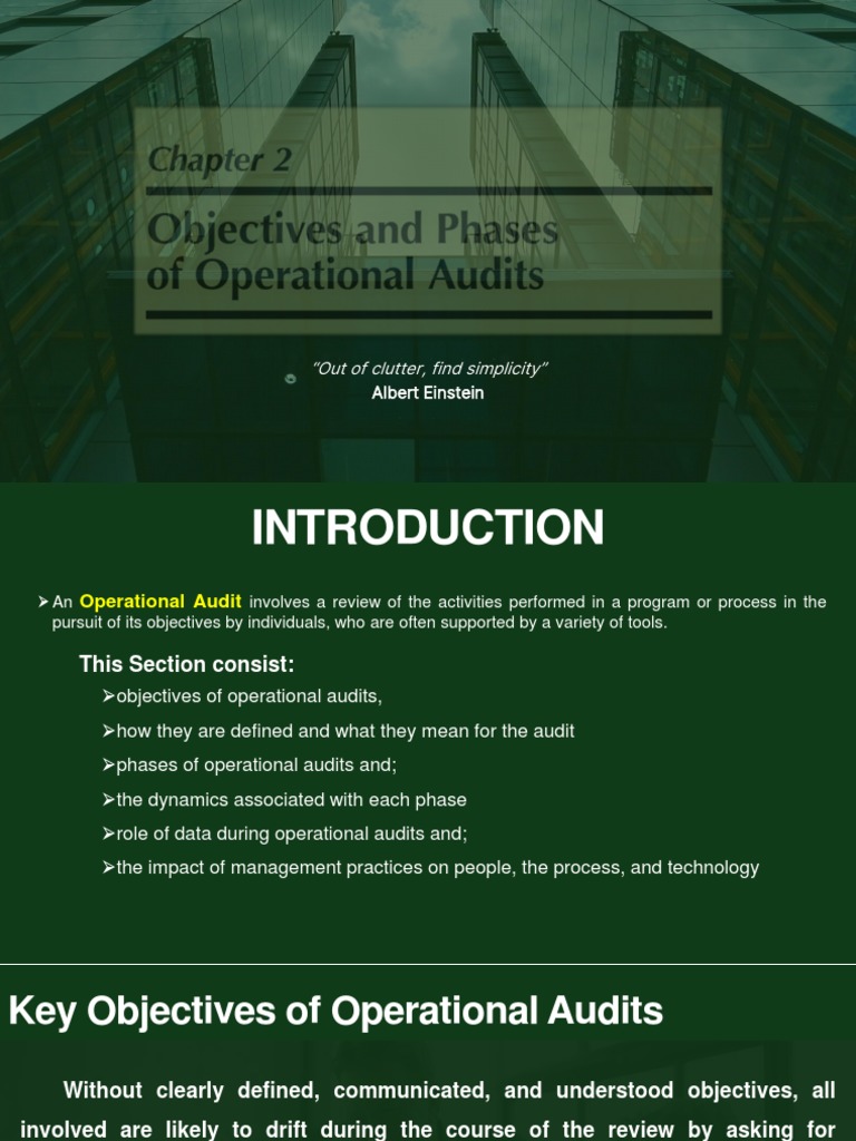 2operational Audit - Objectives and Phases of Operational Audits | PDF ...