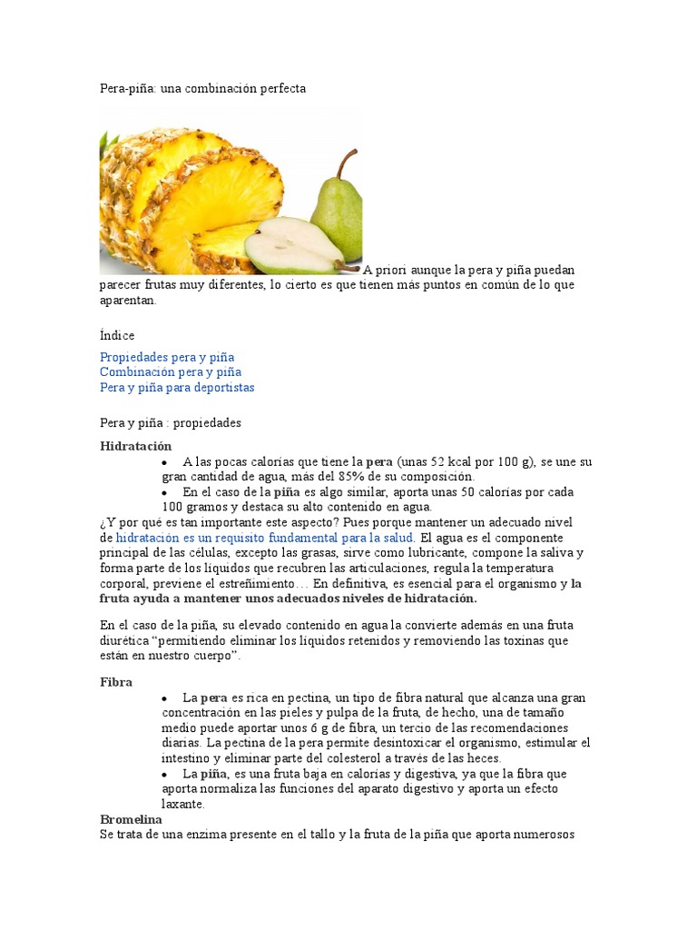 Pera 1 | PDF | Antioxidante | Pera