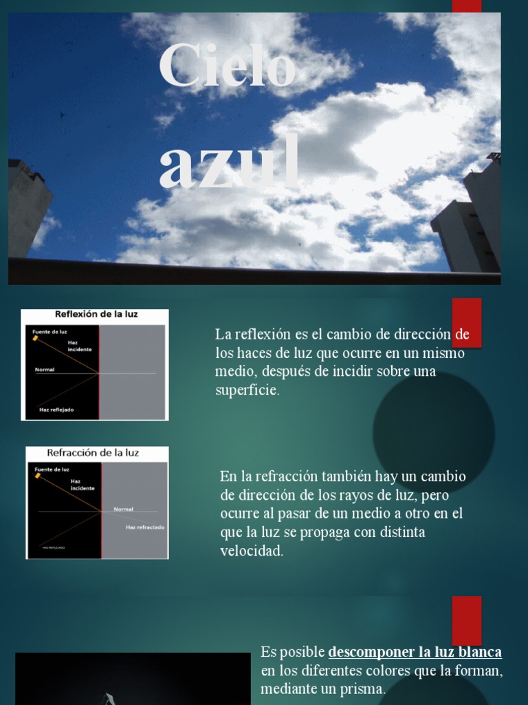 Por qué el cielo es azul y sus colores | PDF | Cielo | Color