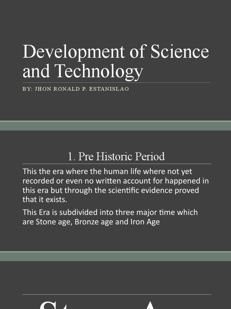 Evolution of Prehistoric Technology | PDF | Stone Age | Neolithic