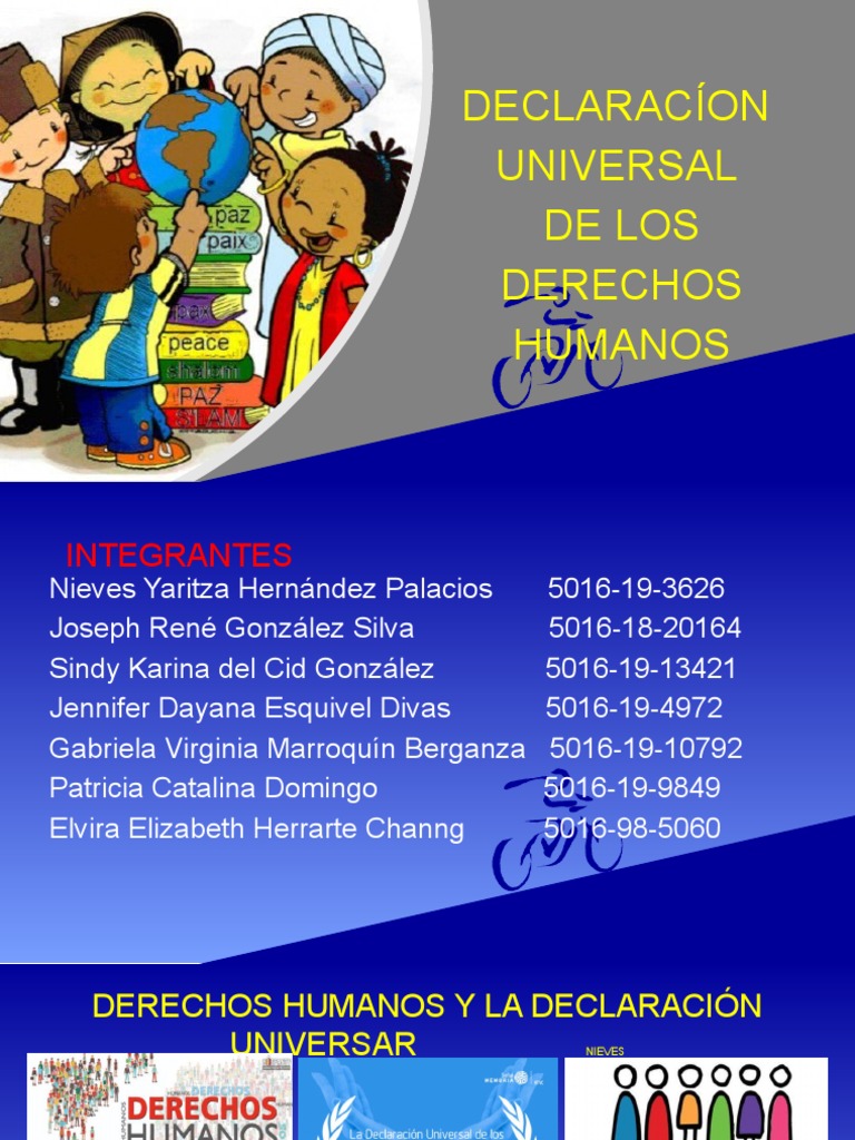 Declaración universal de los derechos humanos | PDF | Convenio europeo de derechos humanos ...