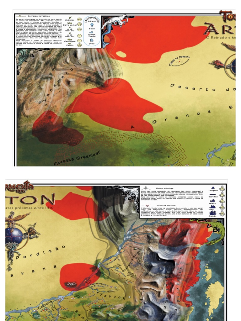 Mapa de Rotas de Arton | PDF