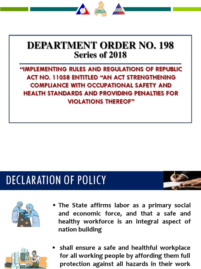 OSH Legislation | PDF | Science & Mathematics | Technology & Engineering