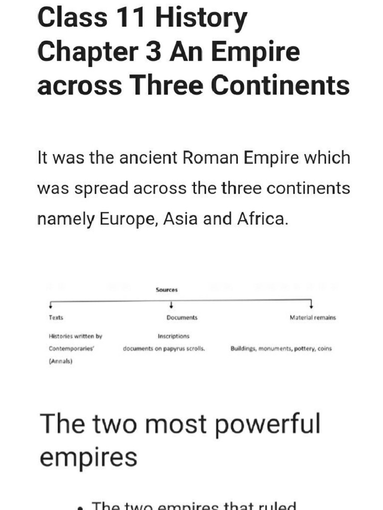 His, Class 11, CH - 3 | PDF