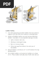 3 Points Contact | PDF | Ladder | Safety