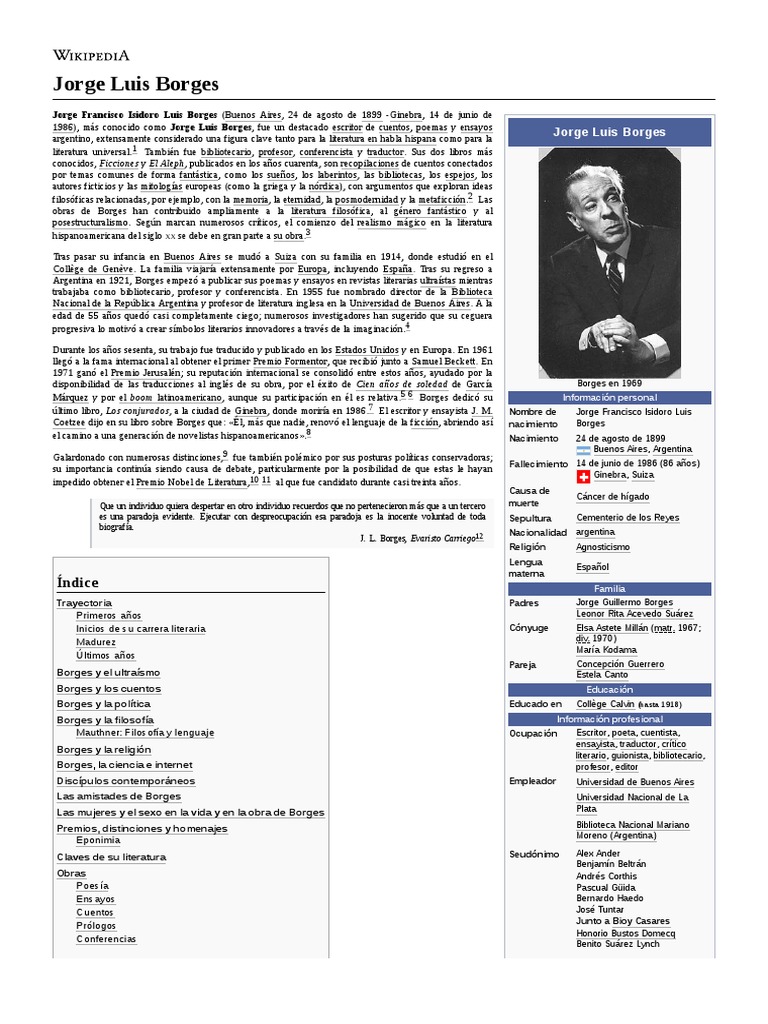 Jorge Luis Borges | PDF