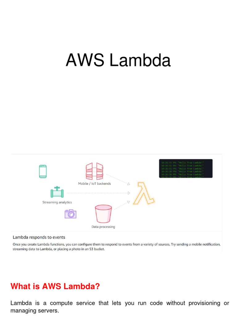 Aws Lambda Pdf Anonymous Function Runtime System 1200