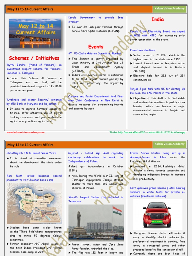 May 12 Current Affa | PDF