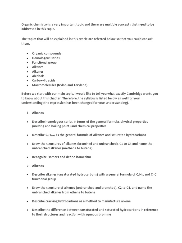 Alkane Alkene Pdf Alkane Alkene