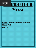 Class XII: UNIT-1 Introduction To Yoga and Yogic Practices - Ii | PDF ...