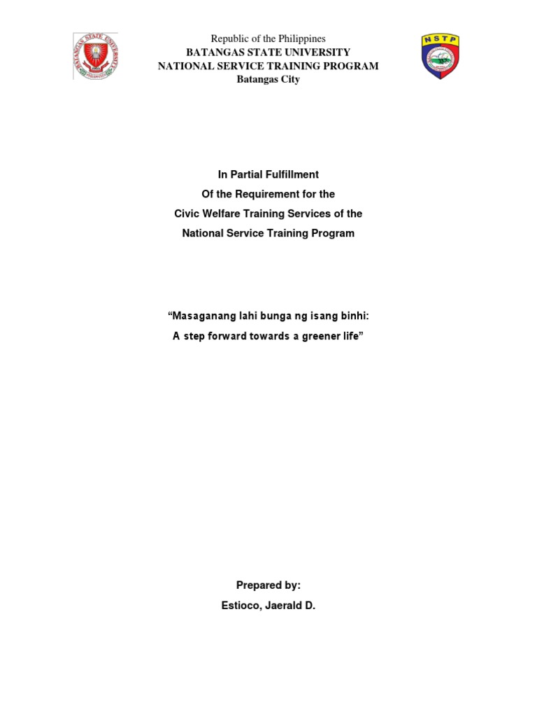 Batangas State University NSTP Project on Community Gardening | PDF | Natural Environment