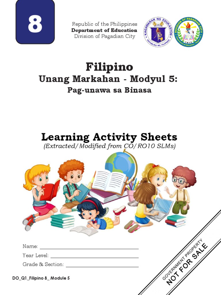 3filipino 8 Kwarter 1 Modyul 5 | PDF