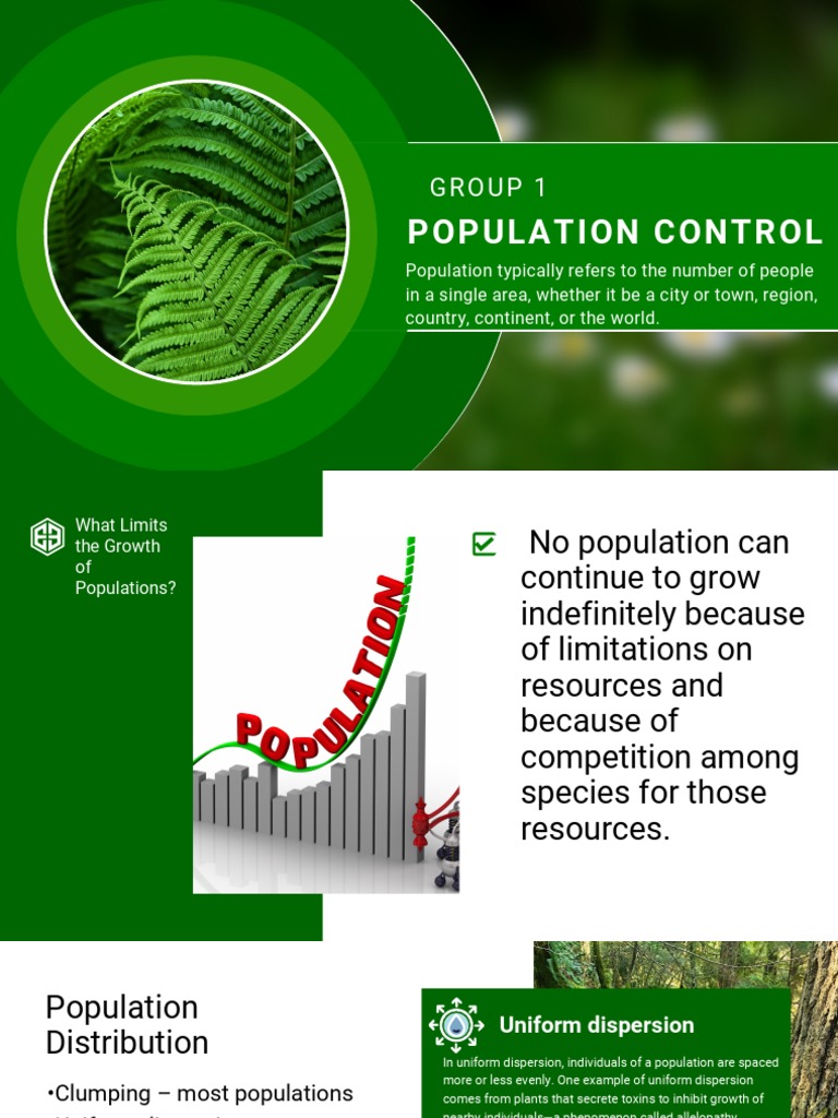 Green Modern Ecology Ecosystem Presentation Template Pdf Biological