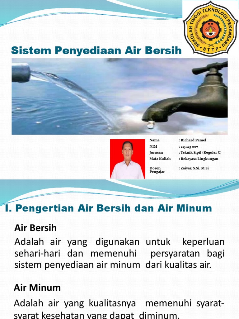 Resume Sistem Penyediaan Air Bersih | PDF