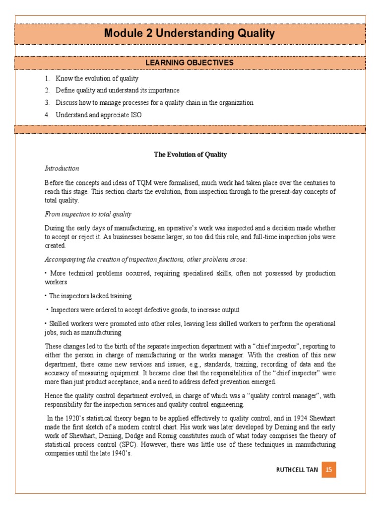 103-Module 2 | PDF | Six Sigma | Quality Management