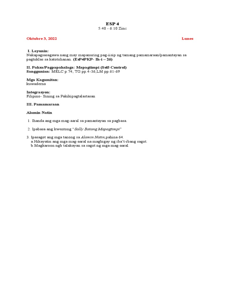 ESP Q1W5 - Oct.4-10 | PDF