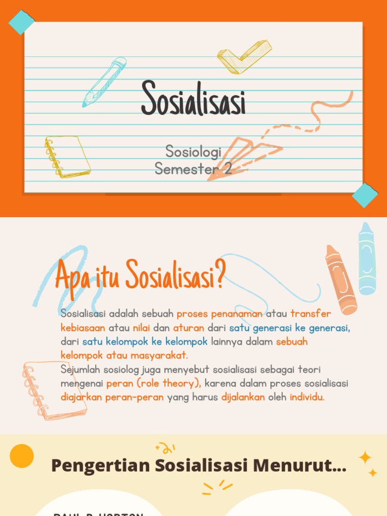 Sosialisasi | PDF | Sains & Matematika