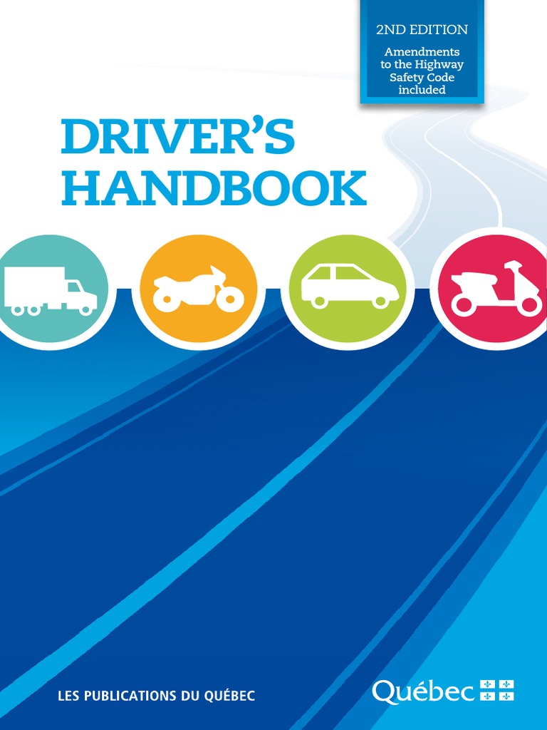 SAAQ Driver's Handbook (Highlighted) - 2nd Edition | PDF | Driver's ...