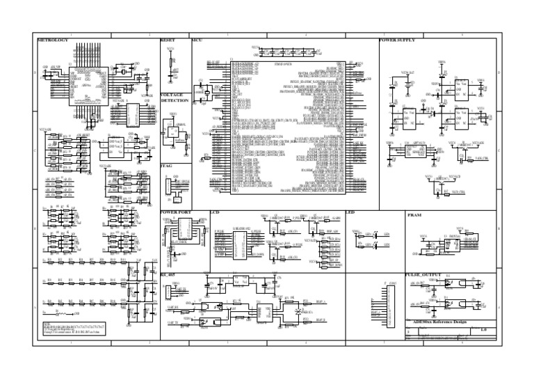 Ade9078 Ref Meter Schematic v0.1 | PDF