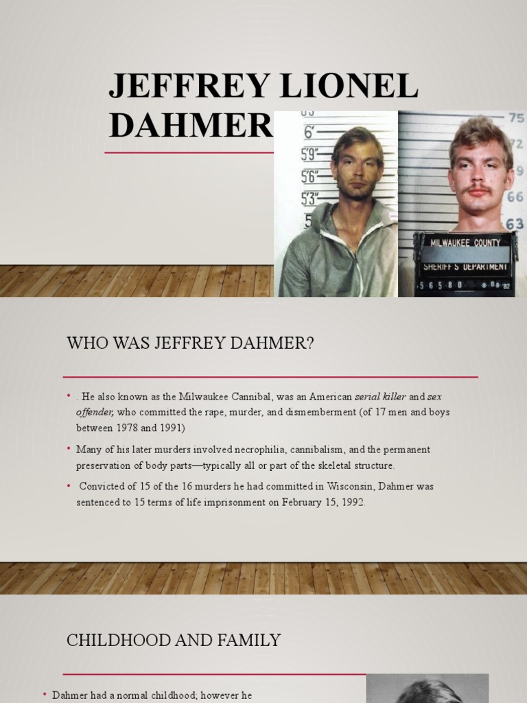 Jeffrey Lionel Dahmer | PDF | Criminology | Deviance (Sociology)