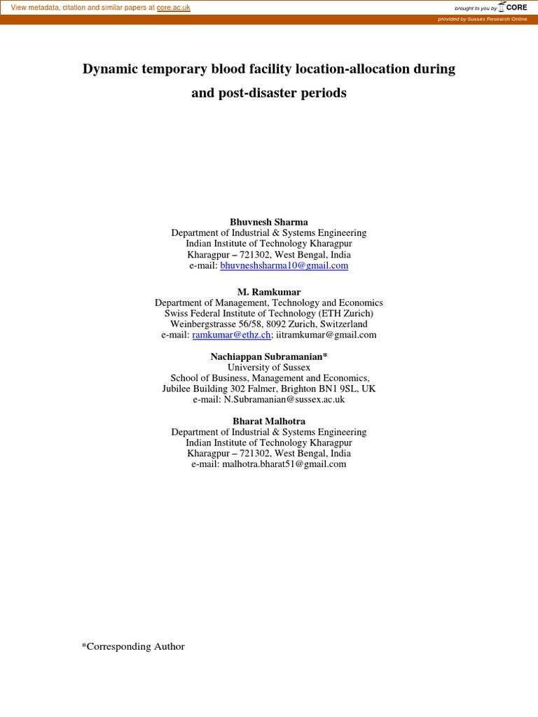 Optimize Both Facilities Location For Network | PDF
