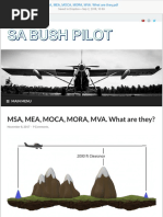 Minimum Flight Altitudes Comparison | PDF | Navigation | Aviation Safety