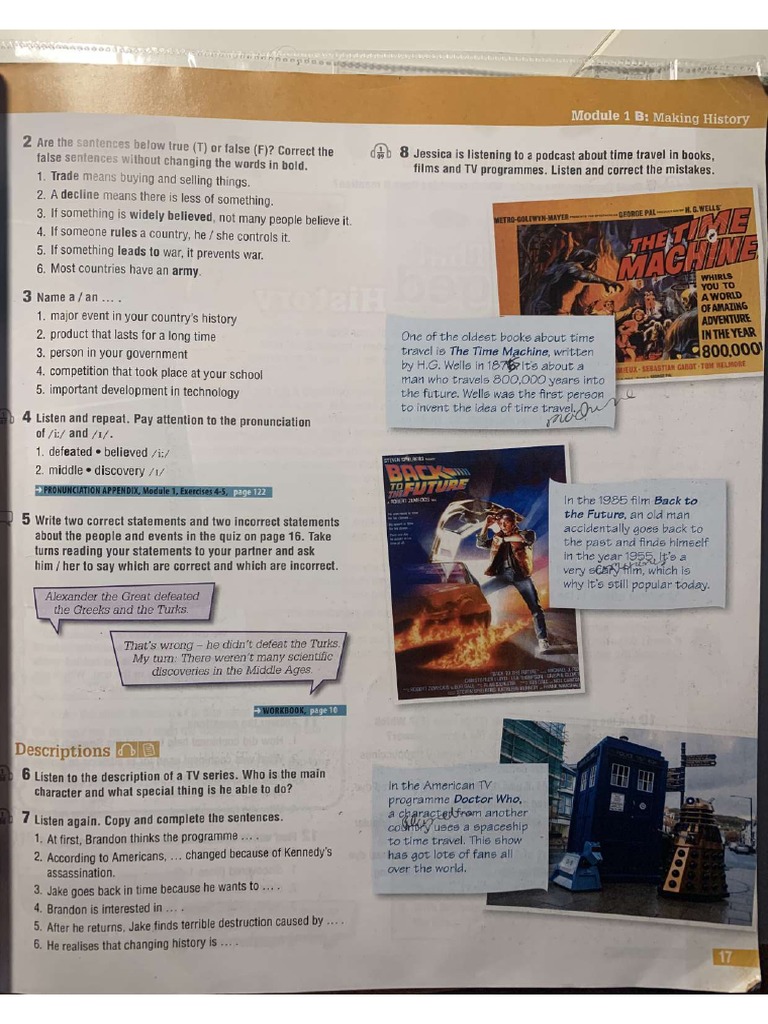 Think Ahead 4 Module B p.17 | PDF