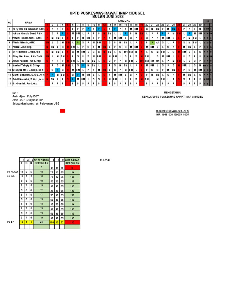 REVISI 2 JADWAL JUNI 2022 Fixx | PDF