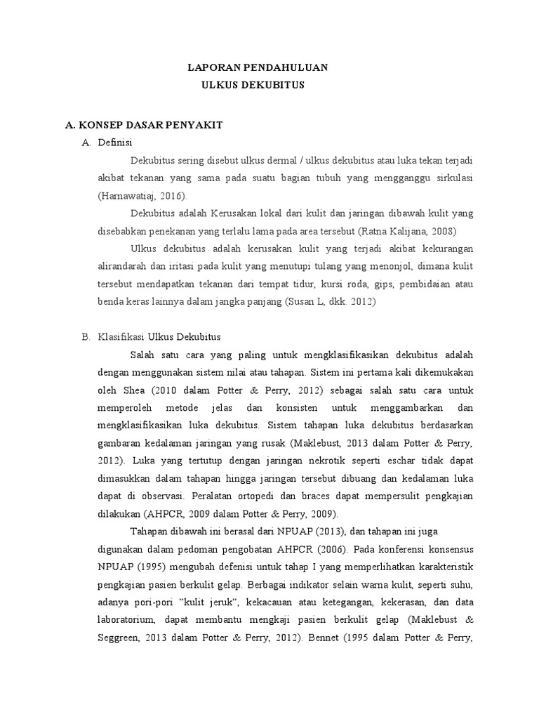 Panduan Lengkap Ulkus Dekubitus | PDF