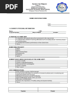 New Deped Home Visitation Form | PDF