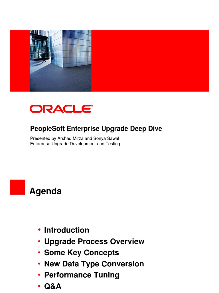 Peoplesoft Upgrade Deep Dive Pdf Database Index Databases