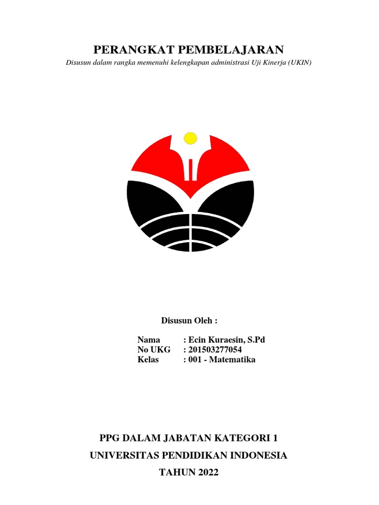 Ecin Kuraesin - Perangkat Pembelajaran UKIN | PDF | Karier & Perkembangan | Seni