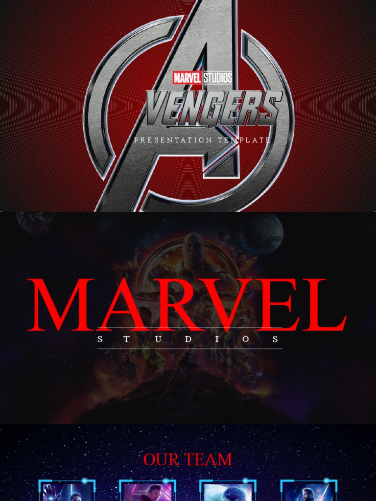 Animated Avengers Powerpoint Template - 16x9 | PDF | Spider Man ...