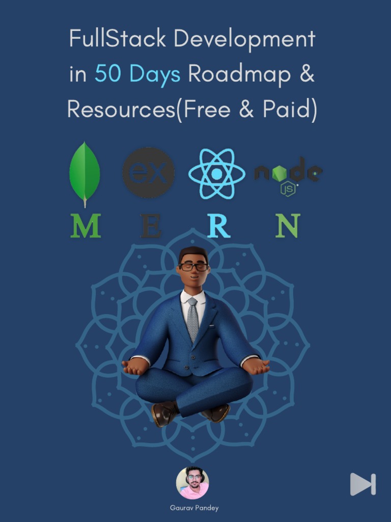 50 Days: Fullstack Development in Roadmap & Resources (Free & Paid) | Download Free PDF | Java ...