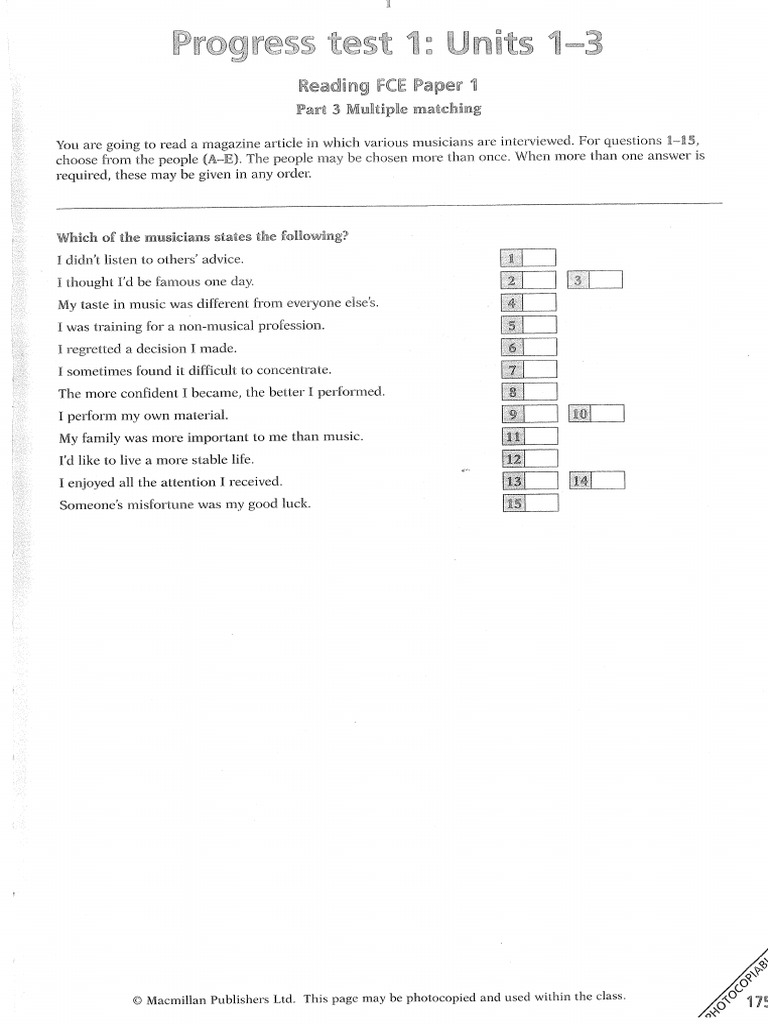 Test For Ready For Fce Teacher Book | PDF