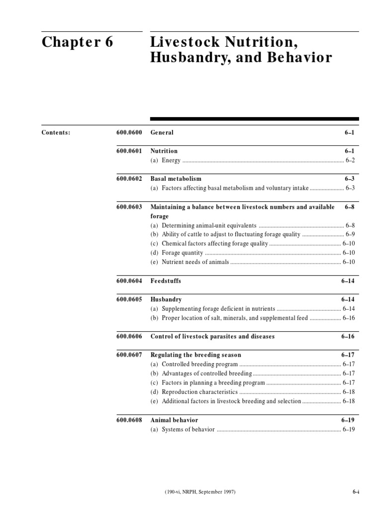 Livestock Nutrition | PDF | Cattle | Livestock
