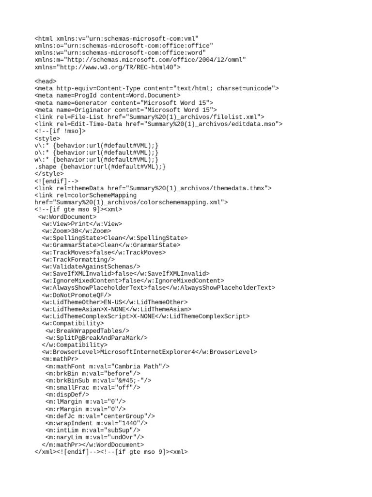 HTML Document Structure Overview | PDF
