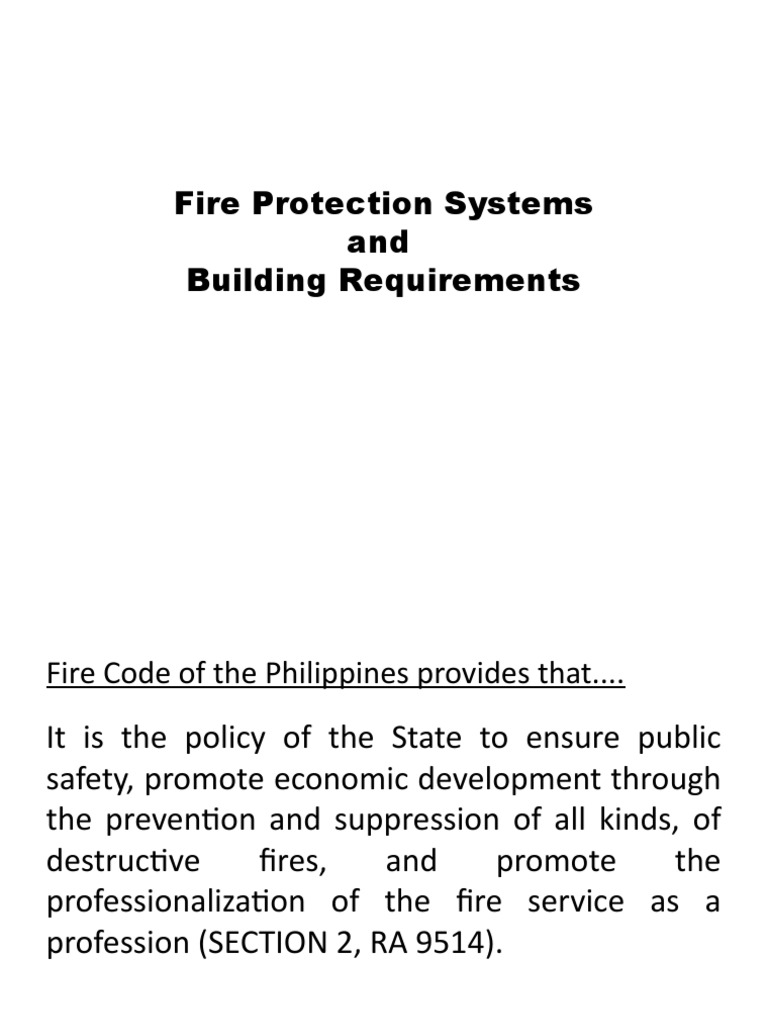 Fire Protection Systems | PDF | Fire Safety | Safety
