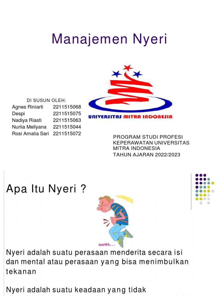 Manajemen Nyeri: Panduan Keperawatan | PDF