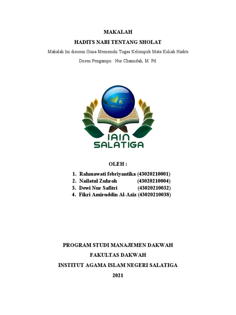 Makalah Hadits Kelompok 7 | PDF