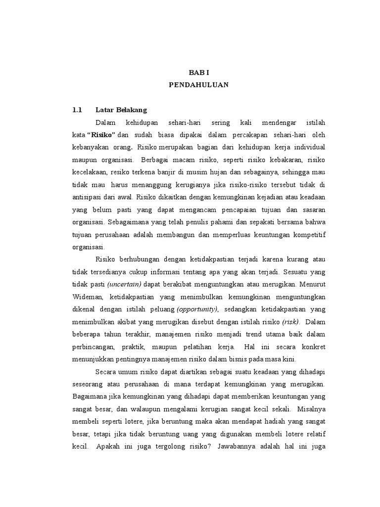Manajemen Risiko Next Version | PDF Manajemen Risiko Next Version | PDF