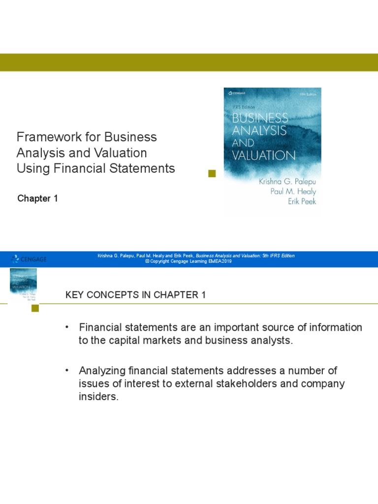 Palepu AVB Edisi 5 - CH 1 | PDF | Financial Statement | International ...