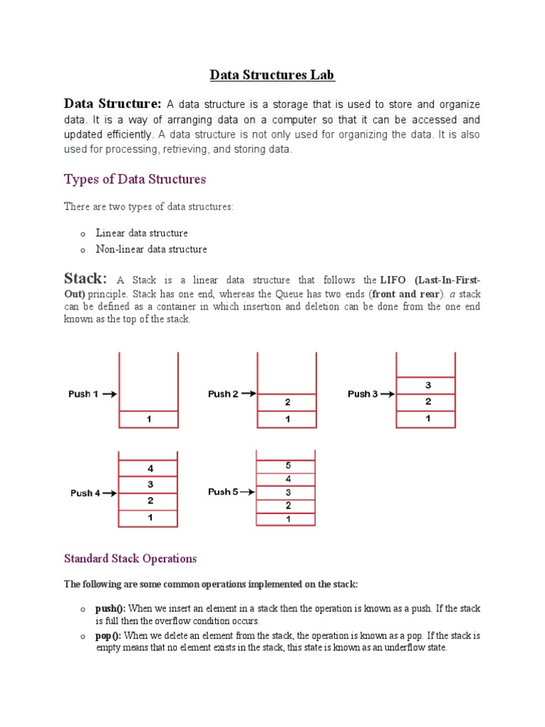 Data Structures Lab | PDF Data Structures Lab | PDF
