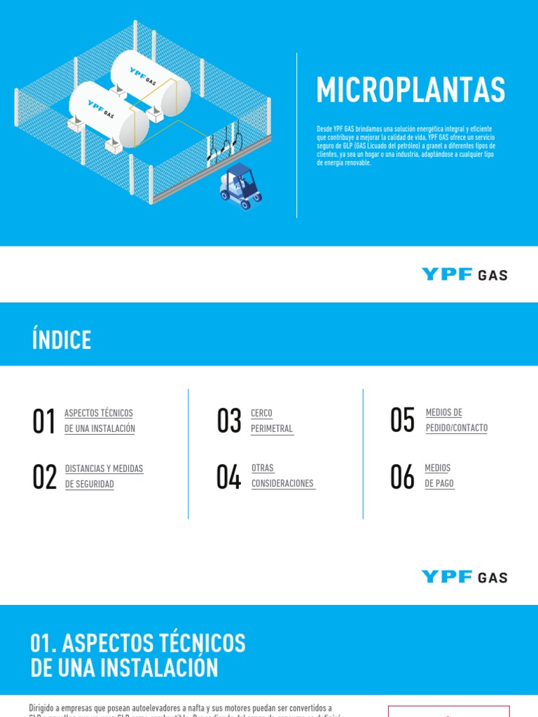 YPF Gas - Granel - Microplanta | PDF | Tanques | Gases