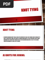 The Six Boy Scout Knots: Square Knot Bowline | PDF | Knot | Ropework