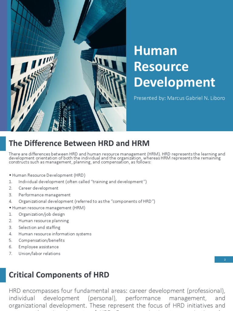 Module 7 Human Resource Development | PDF | Human Resource Management | Goal