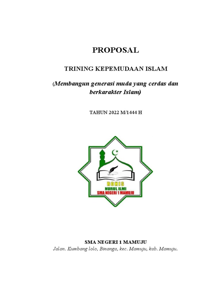 Proposal Untuk Rohis | PDF