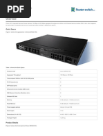 Isr4431 k9 Datasheet | PDF | Power Supply | Alternating Current