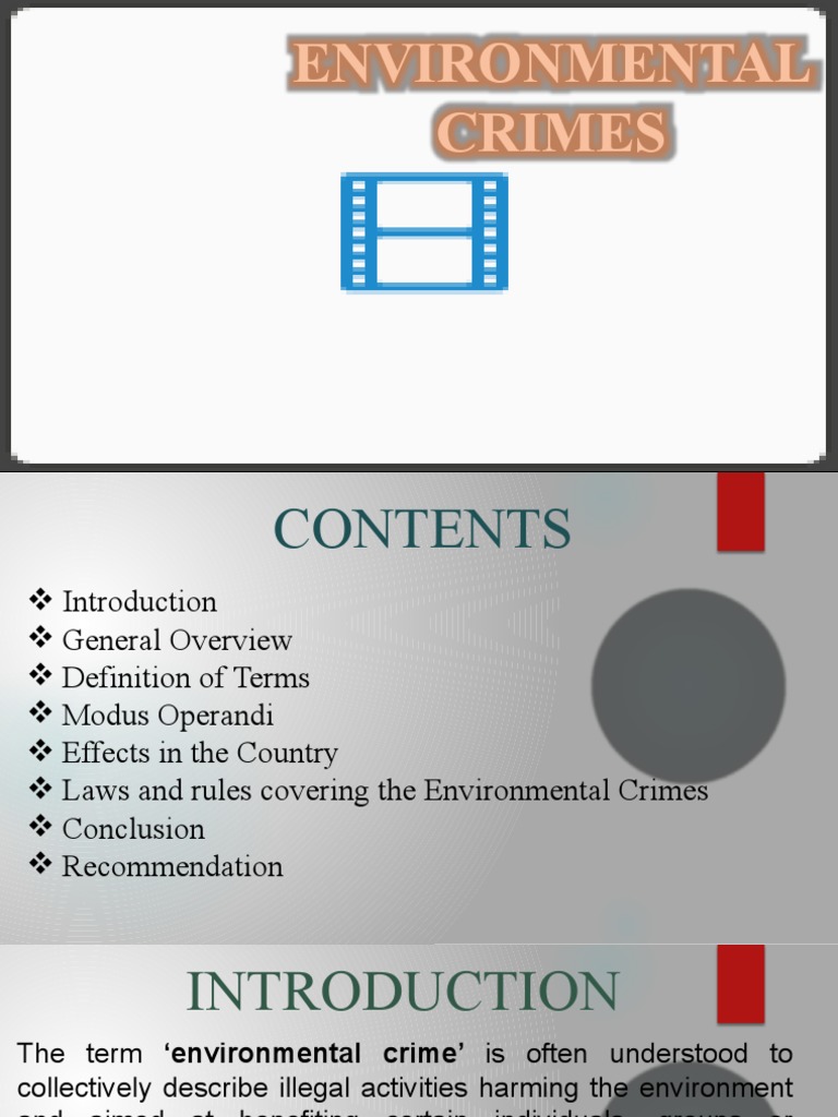 Environmental Crimes | PDF | Trawling | Natural Environment