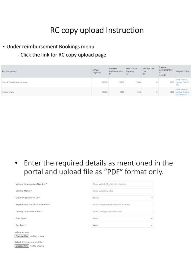 RC Copy Upload Instruction | PDF | Business | Computers